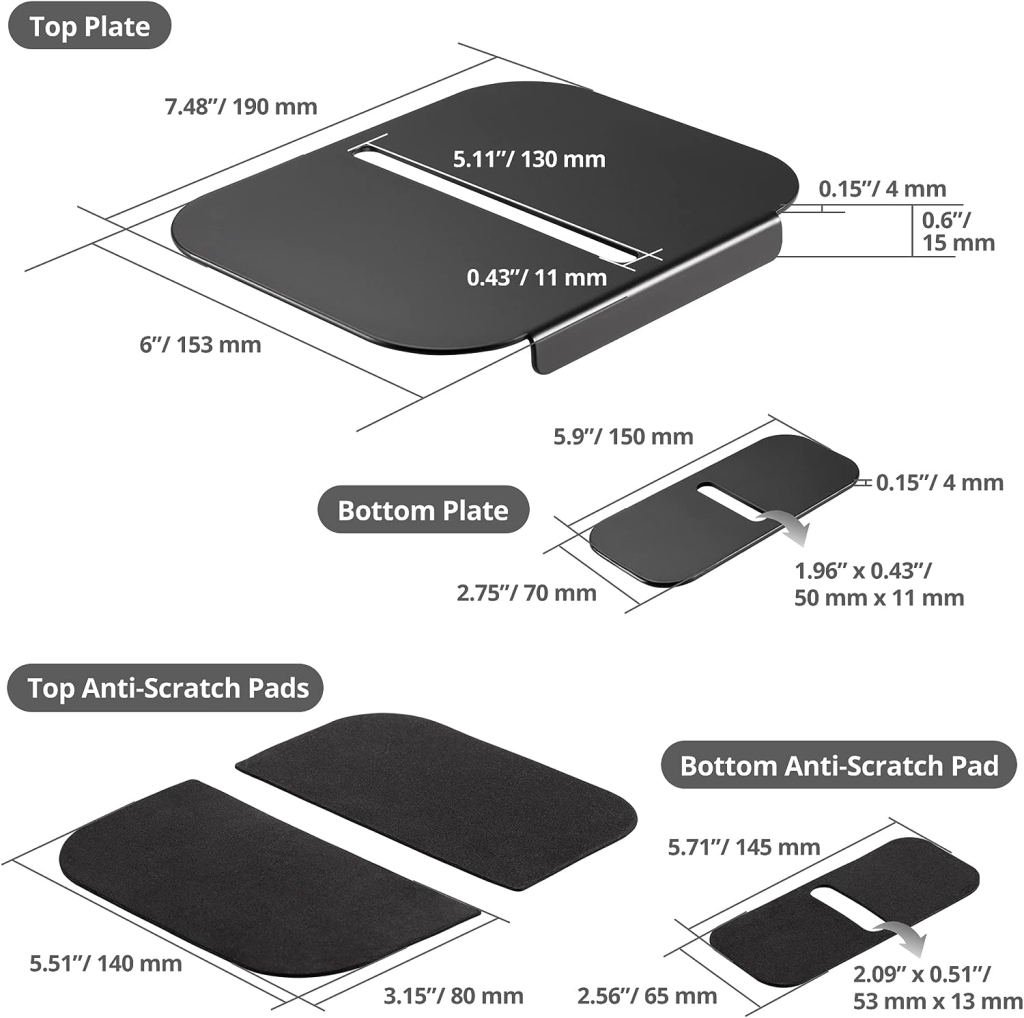 Adjustable Reinforcement Mounting Plate Kit - the Aryl